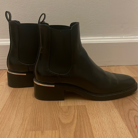 Zara | Shoes | Zara Black Chelsea Boot | Poshmark